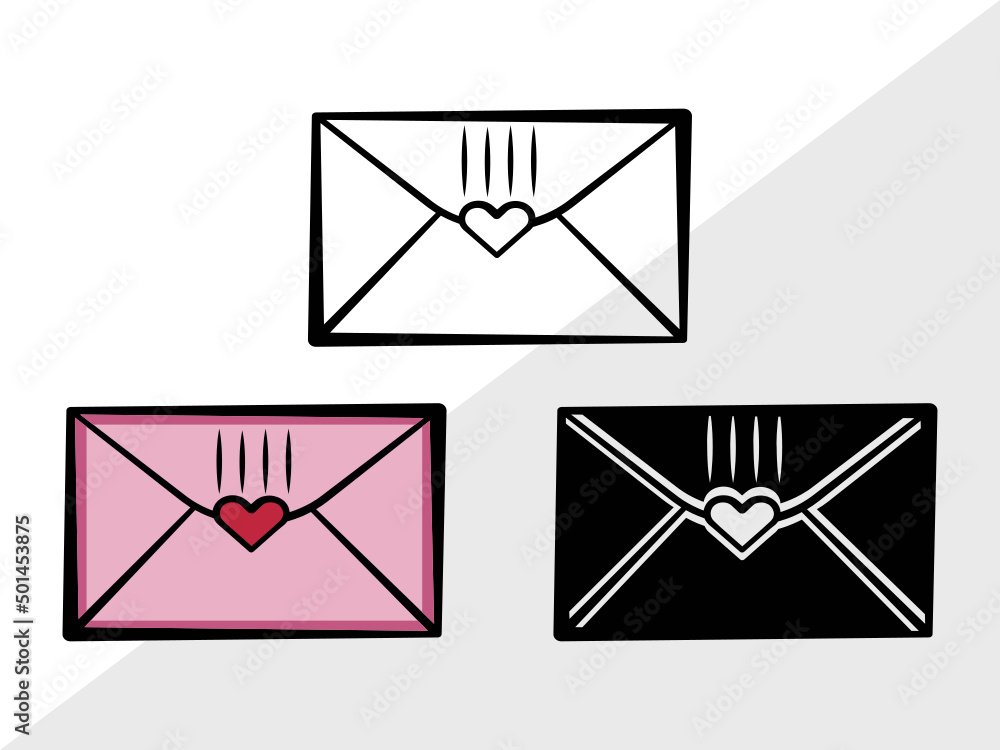 Envelope SVG | Mail Svg | Heart Envelope Svg | Mailing Svg | Letters ...