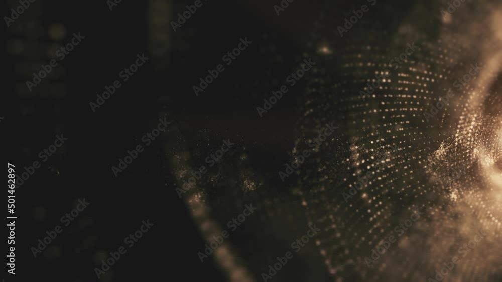 Futuristic abstract de-focus Metaverse data matrix, meta, telemetry and ...