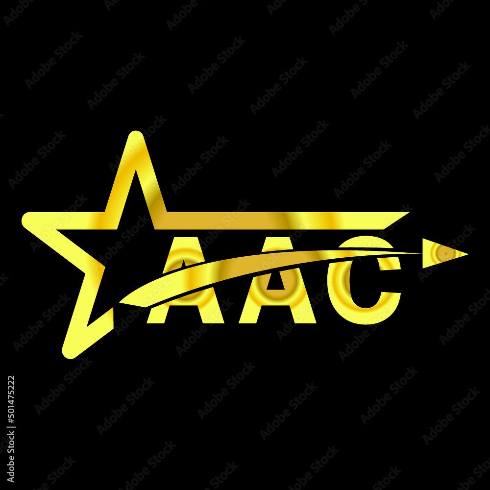 AAC letter logo design. AAC creative letter logo. simple and modern ...