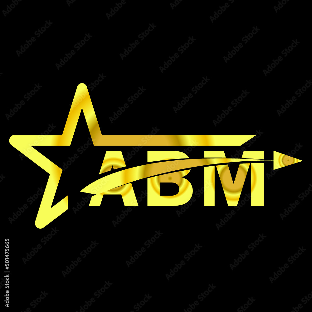 ABM letter logo design. ABM creative letter logo. simple and modern ...