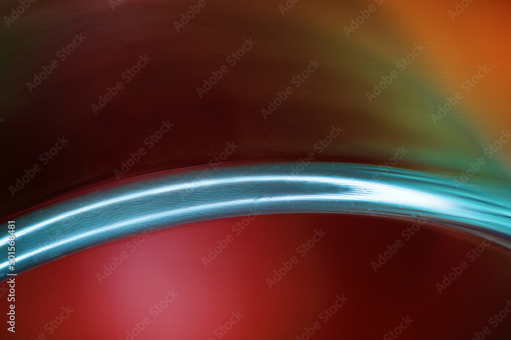 Meniscus is a curved free surface of the fluid. The material, string ...