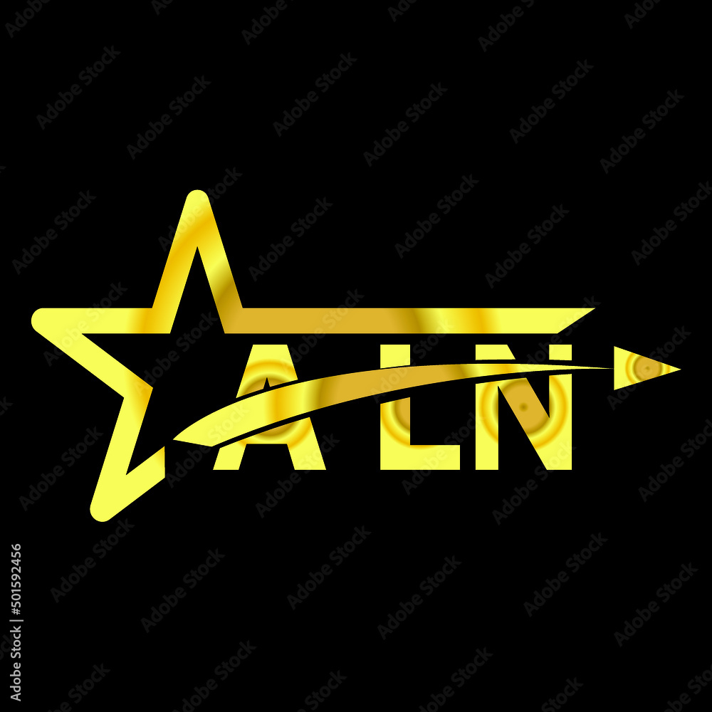 ALN letter logo design. ALN creative letter logo. simple and modern ...