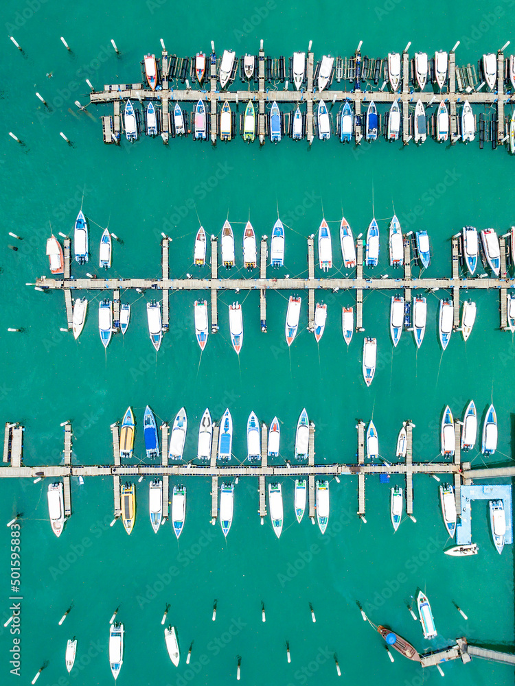 Topview Marine station Luxury yachts and private boats seaport in ...