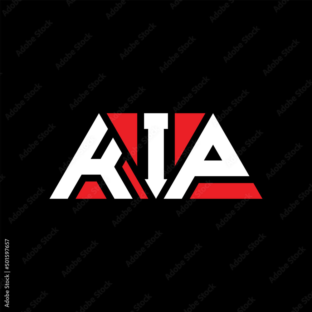 KIP tKIangle letter logo design with tKIangle shape. KIP tKIangle logo ...