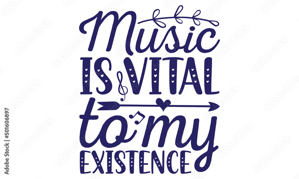 Music is vital to my existence SVG, Music SVG, When Words Fail Music ...
