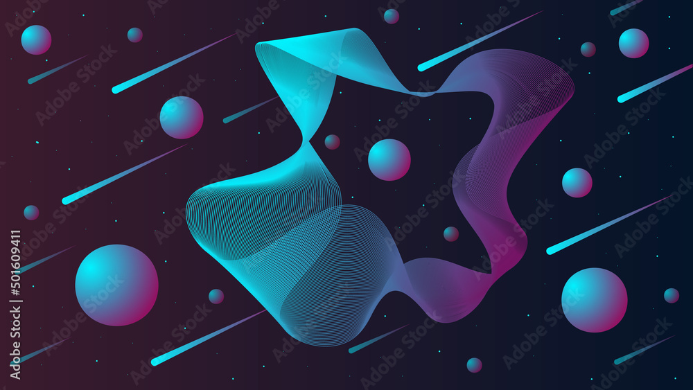 3D abstract backround. Trendy template design for banners, posters ...