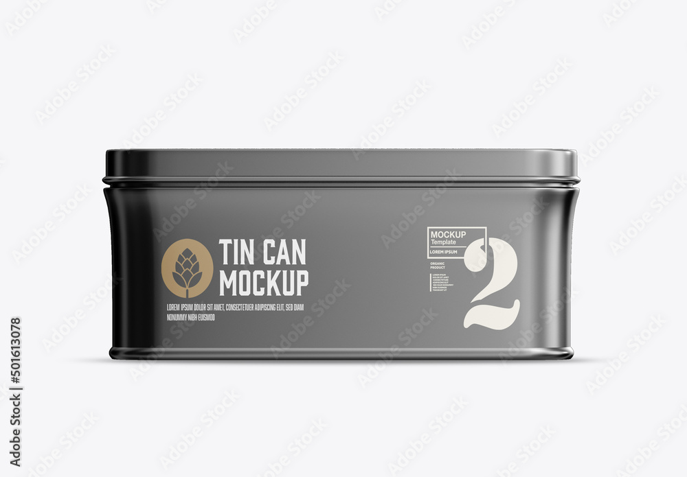 Colored Tin Mockup Stock Template | Adobe Stock