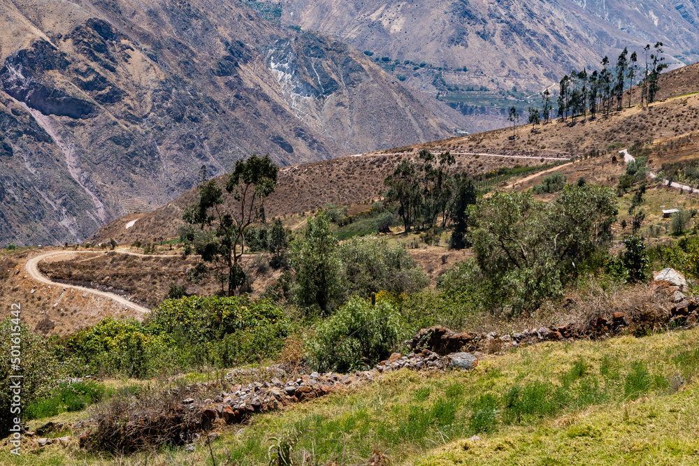 sierra de Lima, Huarochirí. Andes peruanos Stock Photo | Adobe Stock