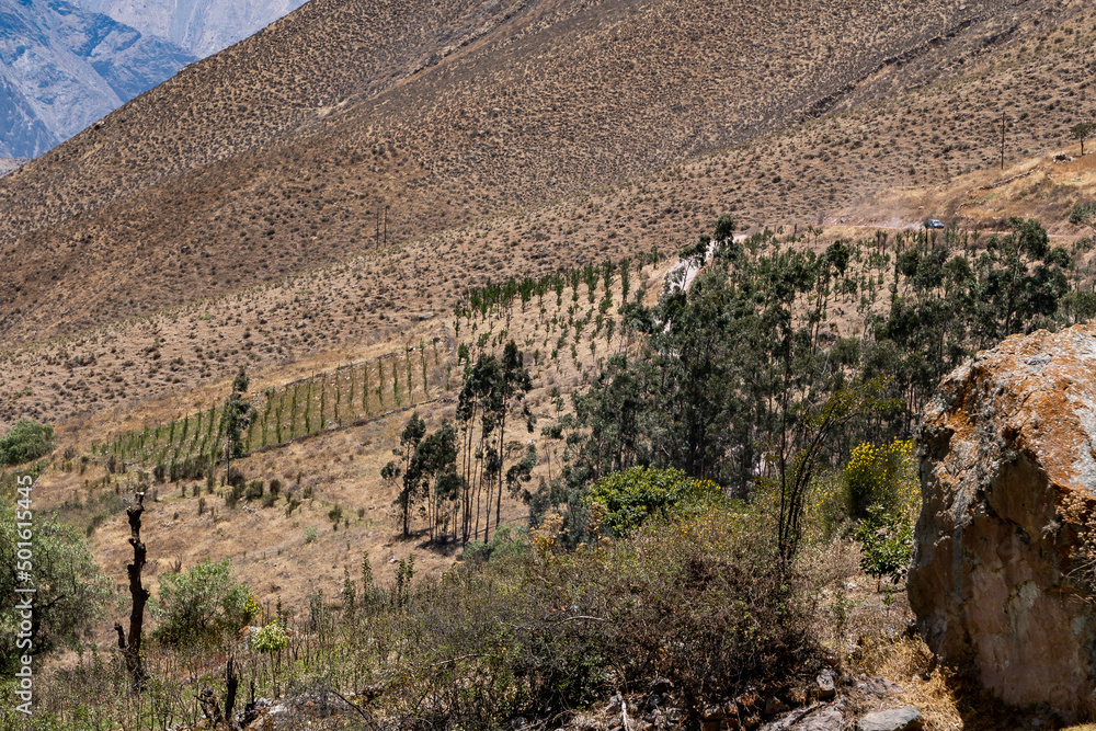 sierra de Lima, Huarochirí. Andes peruanos Stock Photo | Adobe Stock