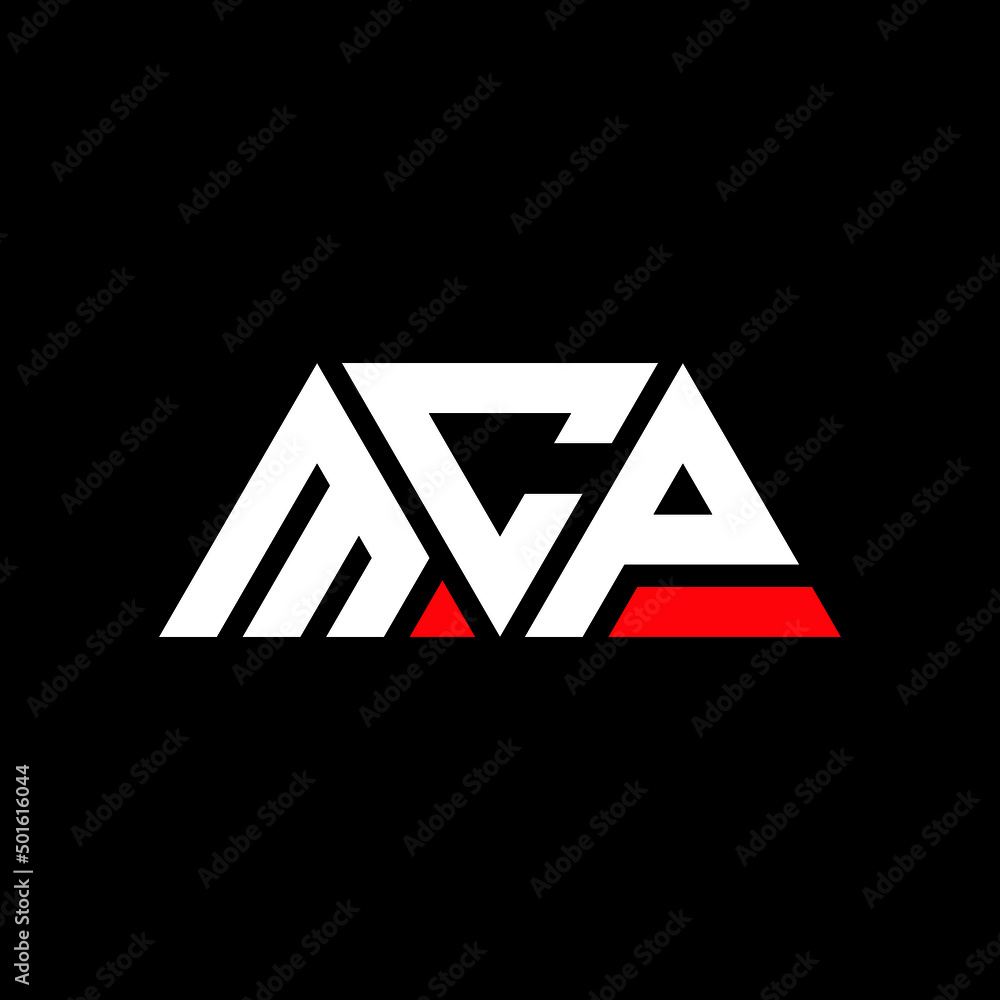 MCP triangle letter logo design with triangle shape. MCP triangle logo ... MCP triangle letter logo design with triangle shape. MCP triangle logo ...