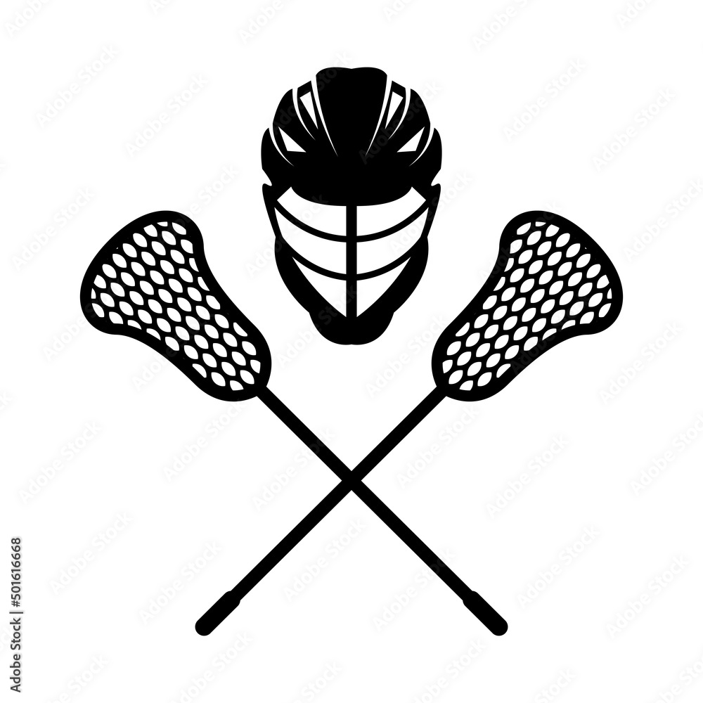Lacrosse Sticks Vector Art