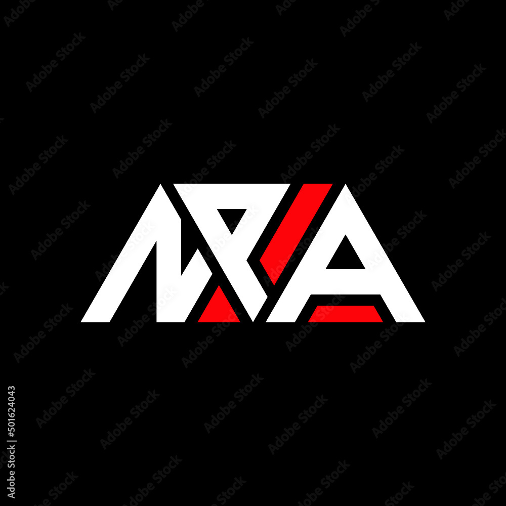 NPA triangle letter logo design with triangle shape. NPA triangle logo ...