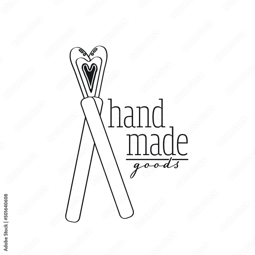 Crochet Logo Template Stock Vector | Adobe Stock