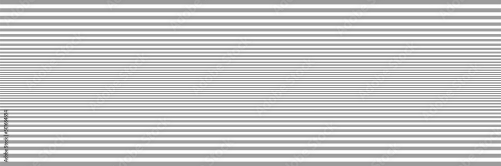 Vector banner disappearing horizontal stripes, shades of gray Stock ...