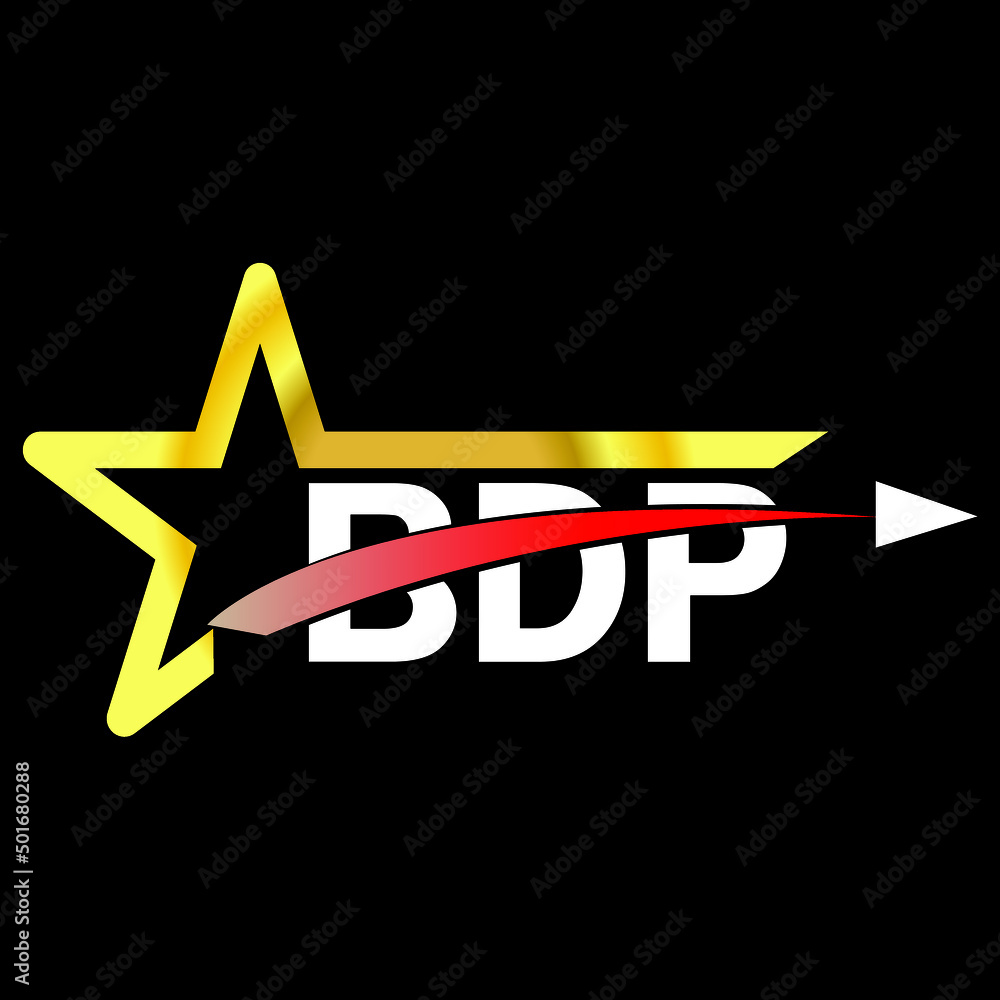 BDP letter logo design. BDP creative letter logo. simple and modern ...