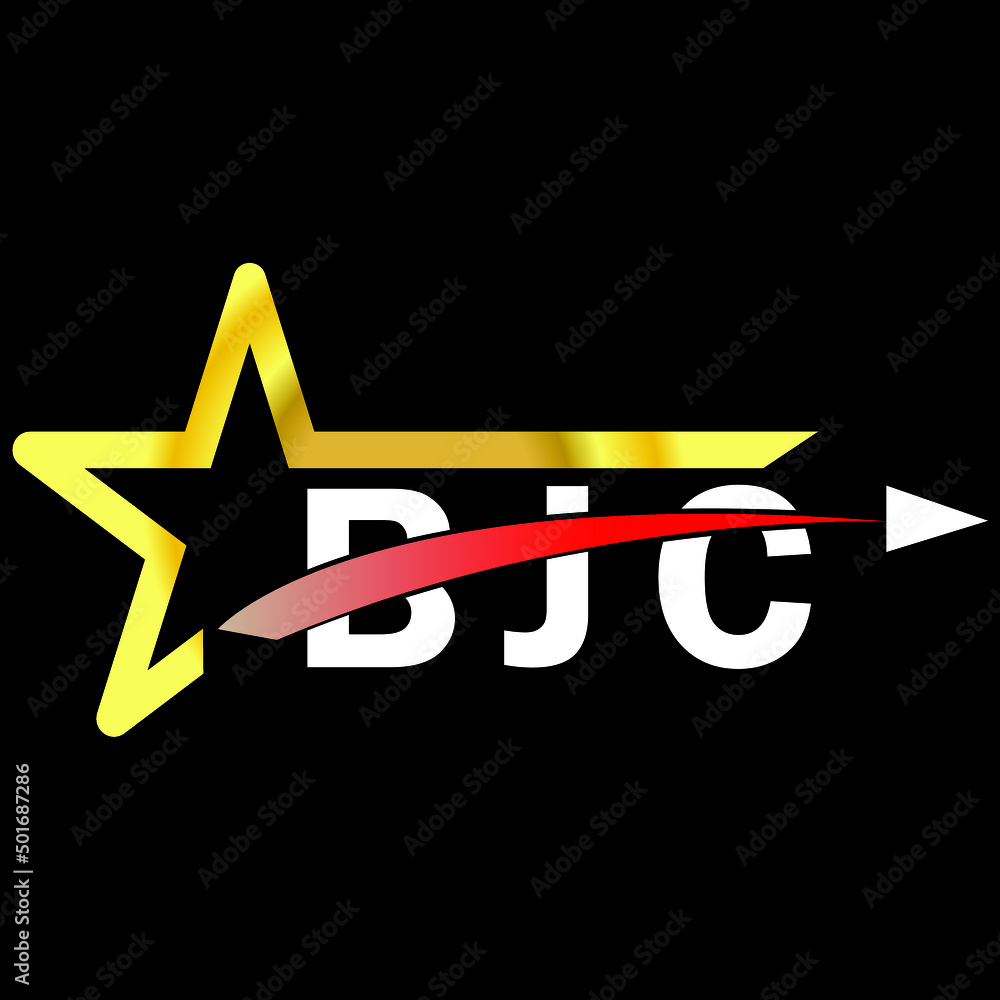Vetor de BJC letter logo design. BJC creative letter logo. simple and ...