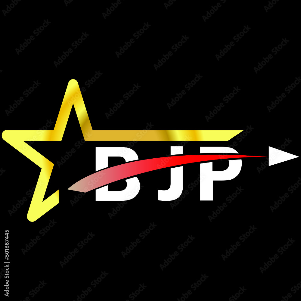 BJP letter logo design. BJP creative letter logo. simple and modern ...
