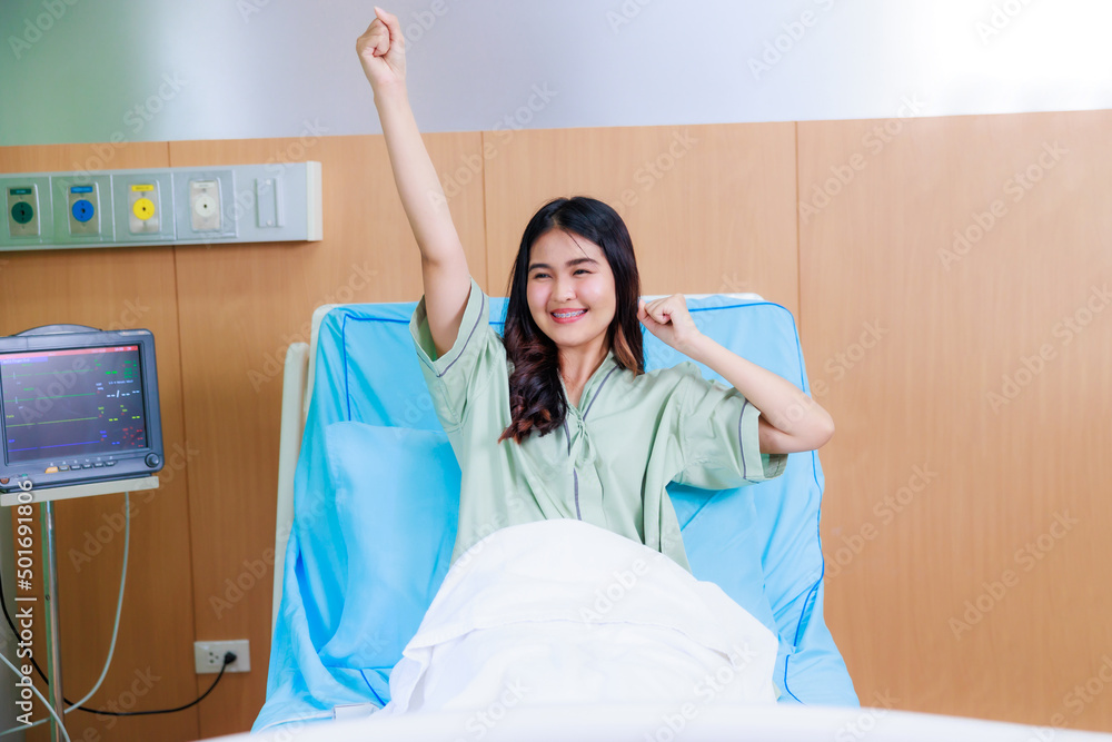 Happy Hospital Patient