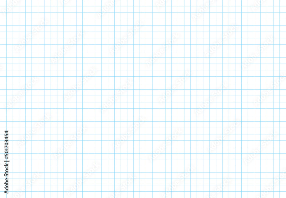 Notebook paper texture, clean squared blank sheet vector illustration ...