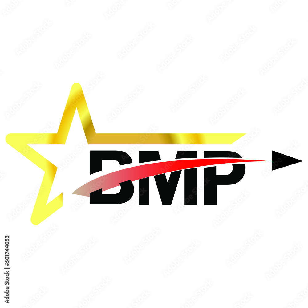 BMP letter logo design. BMP creative letter logo. simple and modern ...
