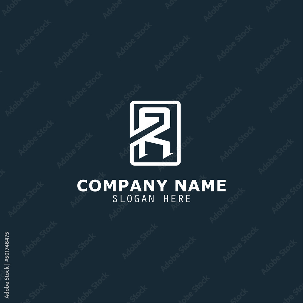 r letter, logo, design, vector, r logo, r letter logo, simple ...