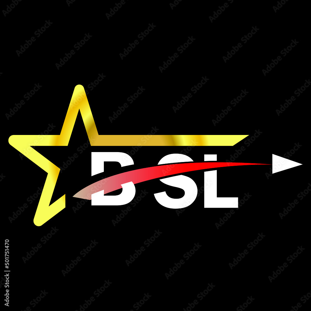 BSL letter logo design. BSL creative letter logo. simple and modern ...