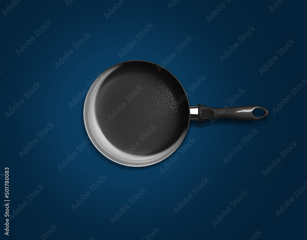 cooking fry pan Eid moon concept. Food or restaurant Eid concept ...
