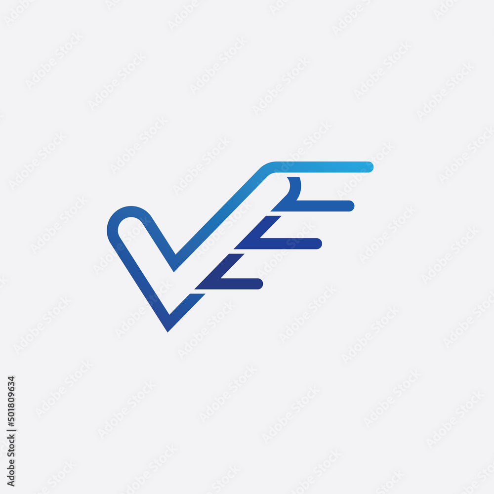 Vetor de Checklist check mark logo vector or icon. Tick symbol in green ...
