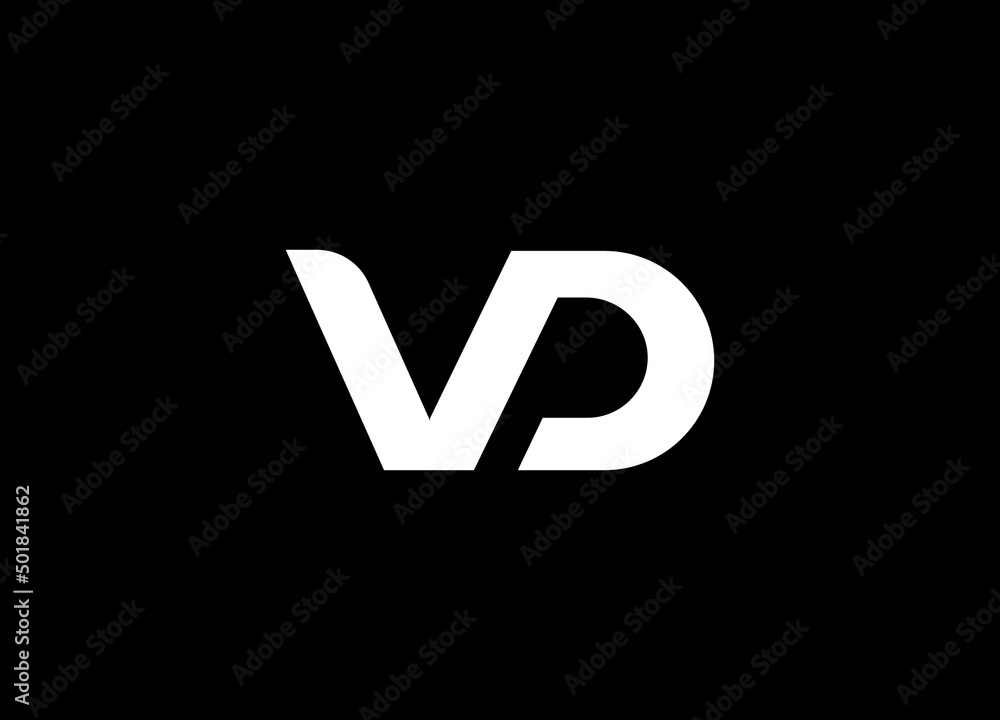 VD Letter Initial Logo Design Template Vector Illustration Stock Vector ...