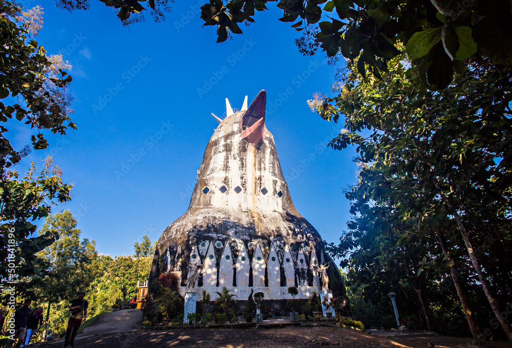 Gereja Ayam (Chicken Church) a famous church in Magaleng, Central Java ...