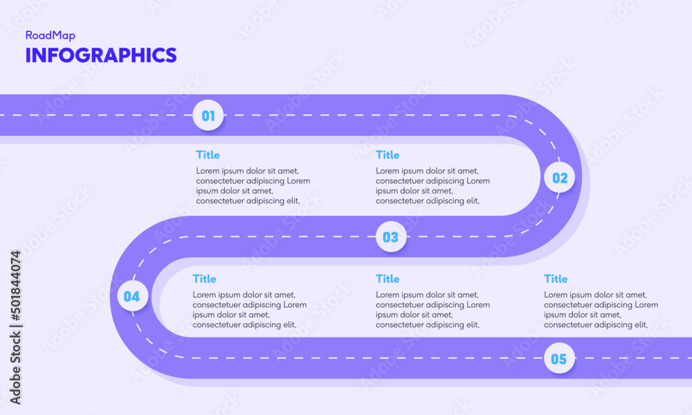 roadmap infographic template. timeline infographic vector template ...