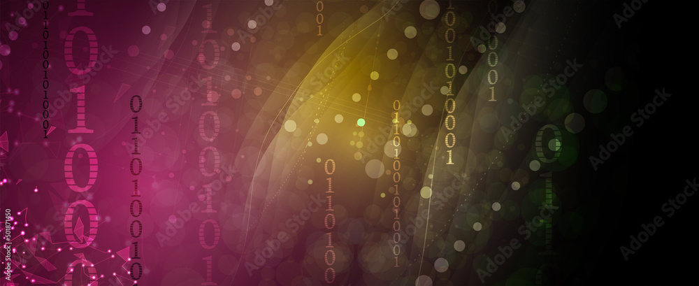 Software development abstract technology code and script background ...