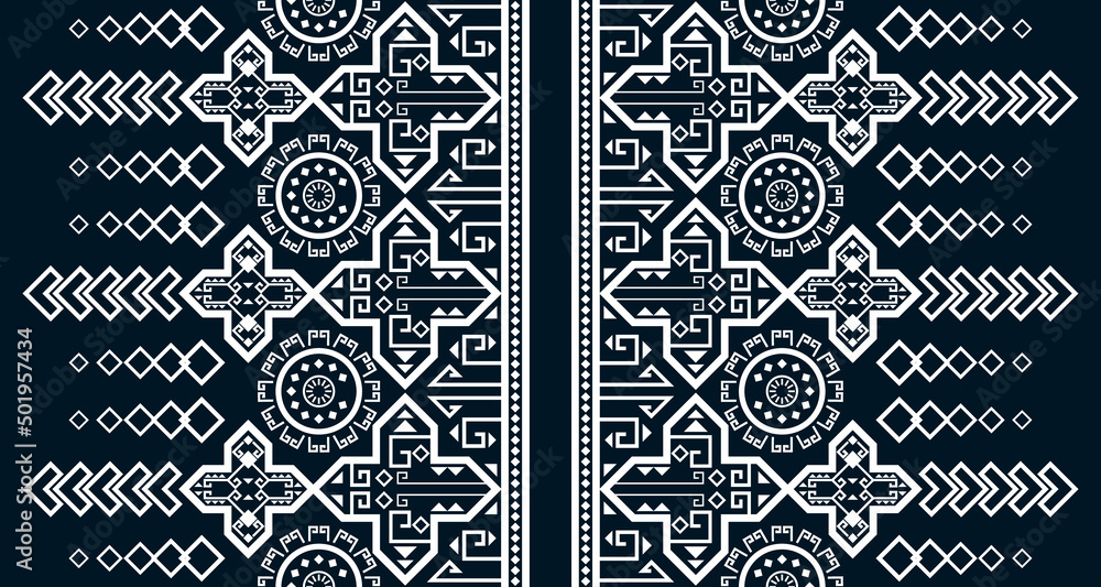 Poster geometric vertical seamless pattern white abstract ethnic design ...