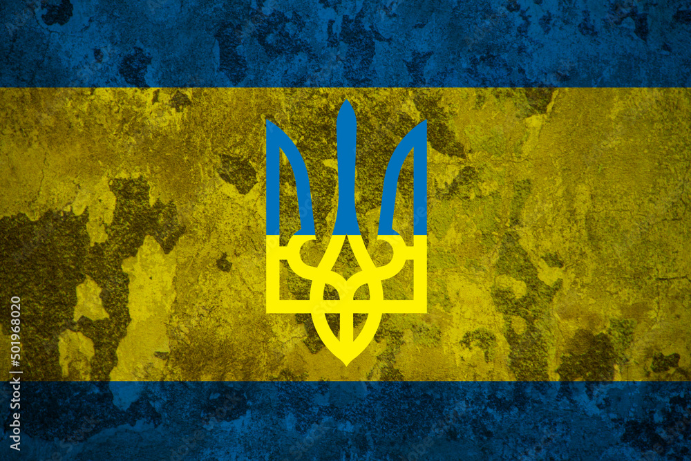 Flag of Ukraine. Blue and yellow. Symbol of Ukraine Stock Photo | Adobe ...