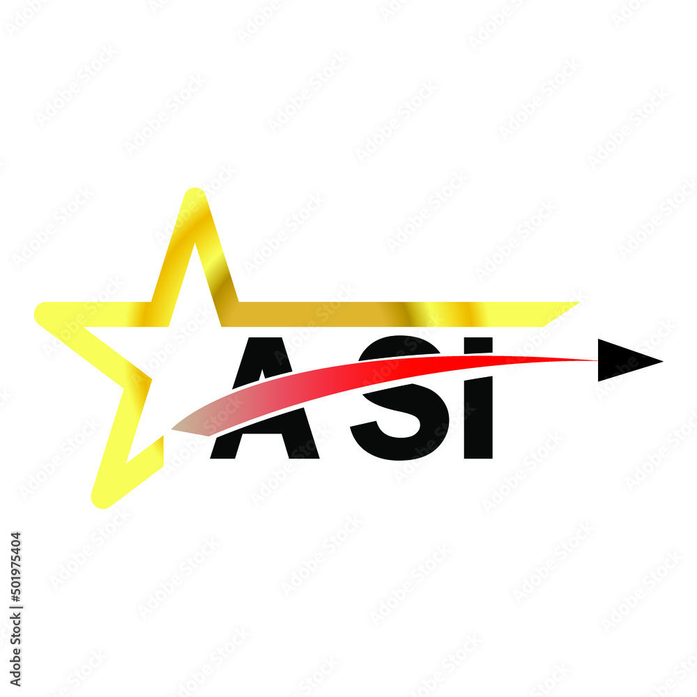 ASI letter logo design. ASI creative letter logo. simple and modern ...
