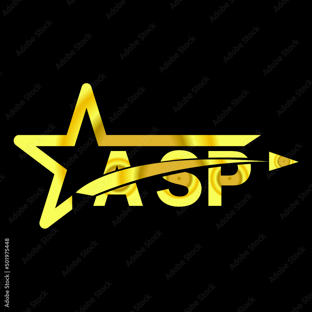 ASP letter logo design. ASP creative letter logo. simple and modern ...