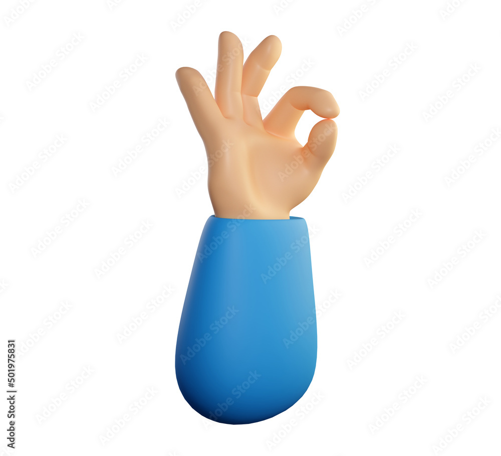 Human hand ok symbol with fingers gesture. Agreement, positive feedback ...