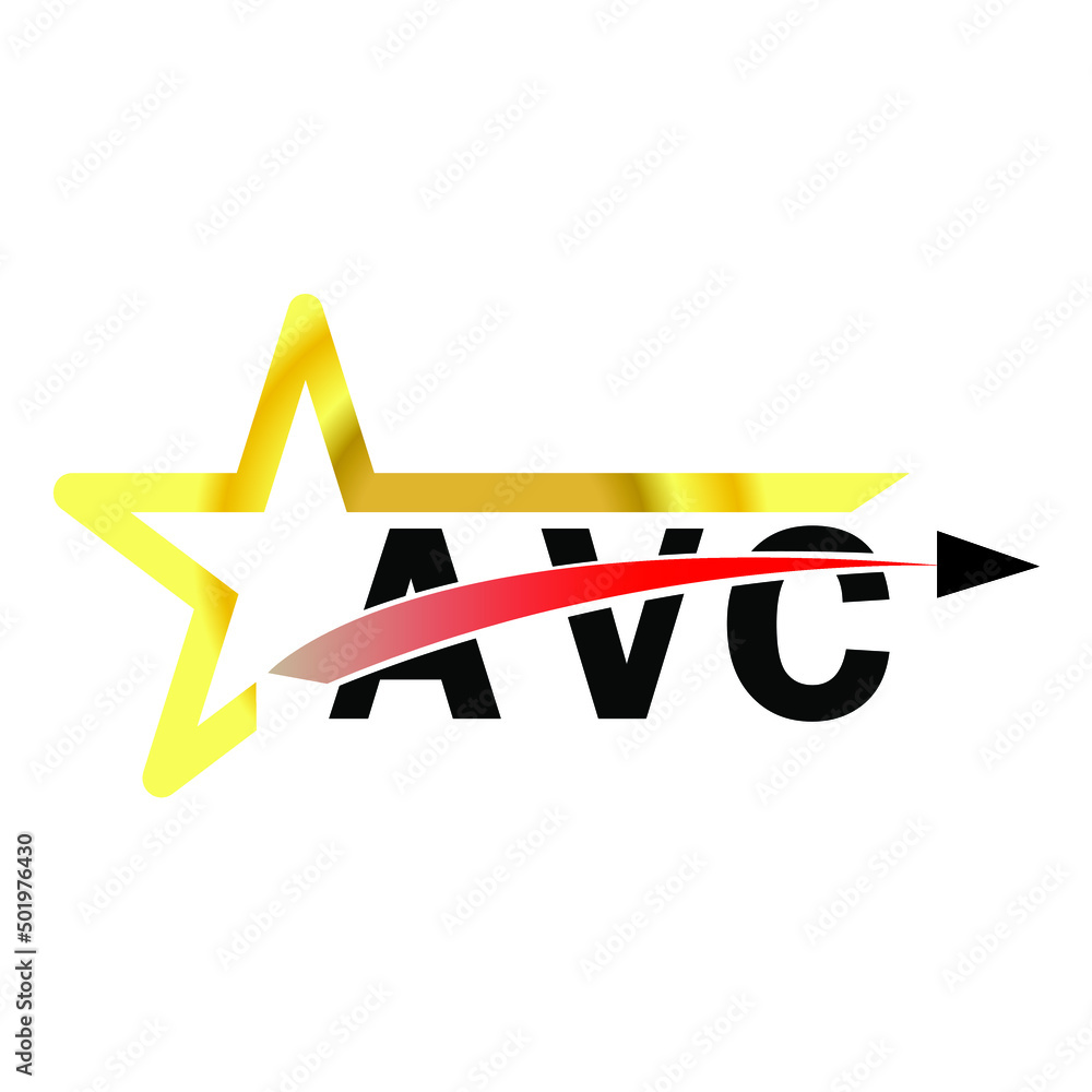 AVC letter logo design. AVC creative letter logo. simple and modern ...