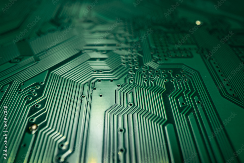Electronic circuit board technology background. Electronic plate ...