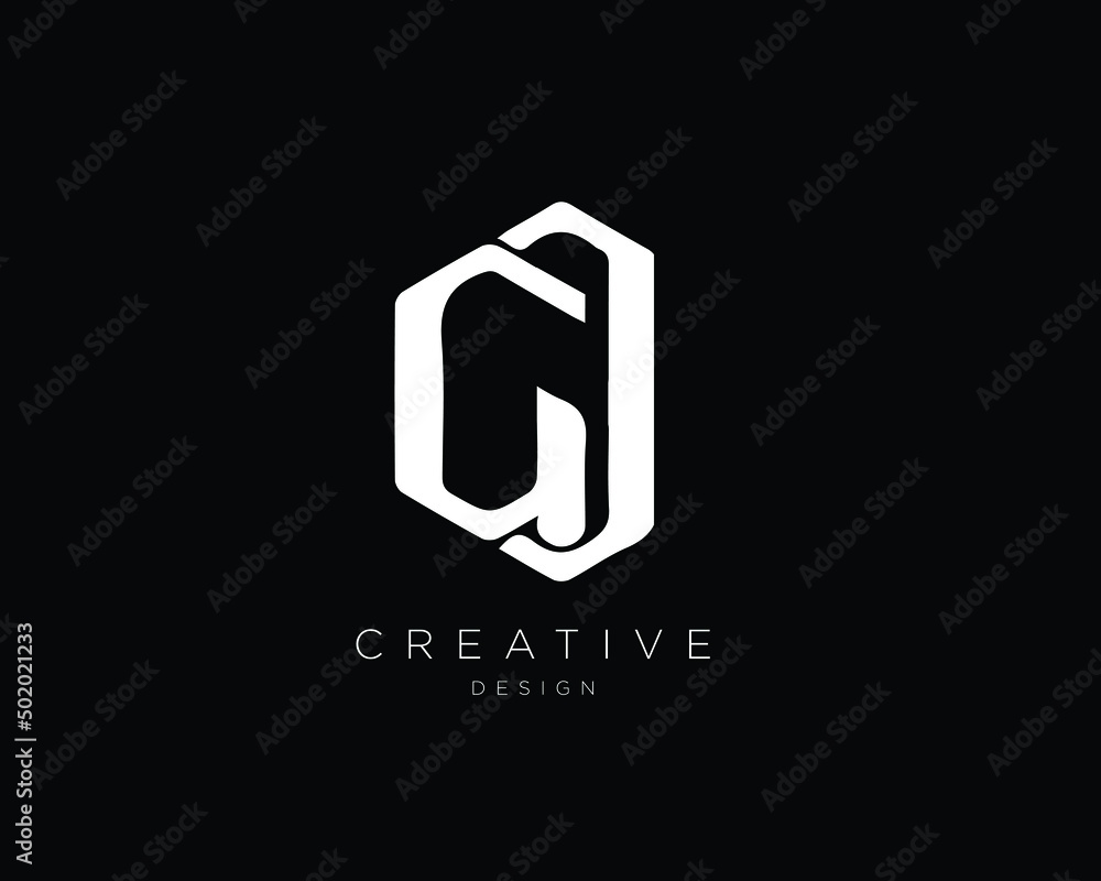 GD GO Logo Design , Initial Based GO GD Monogram Stock Vector | Adobe Stock
