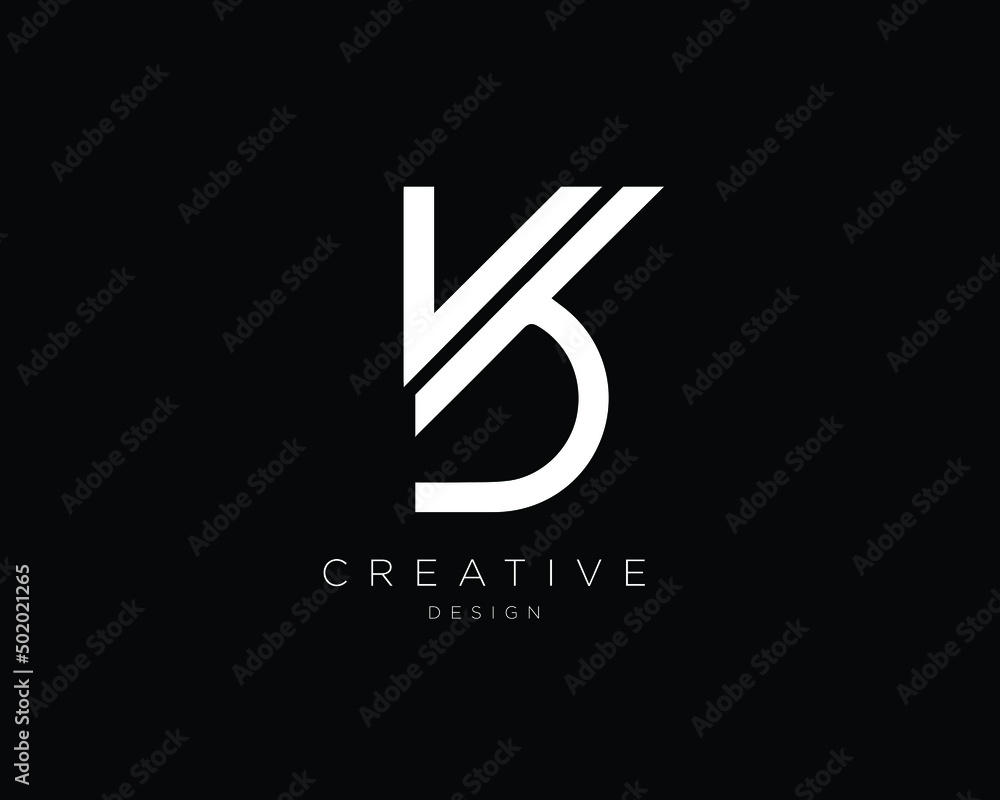 VB VH Logo Design , Initial Based VH VB Monogram Stock Vector | Adobe Stock