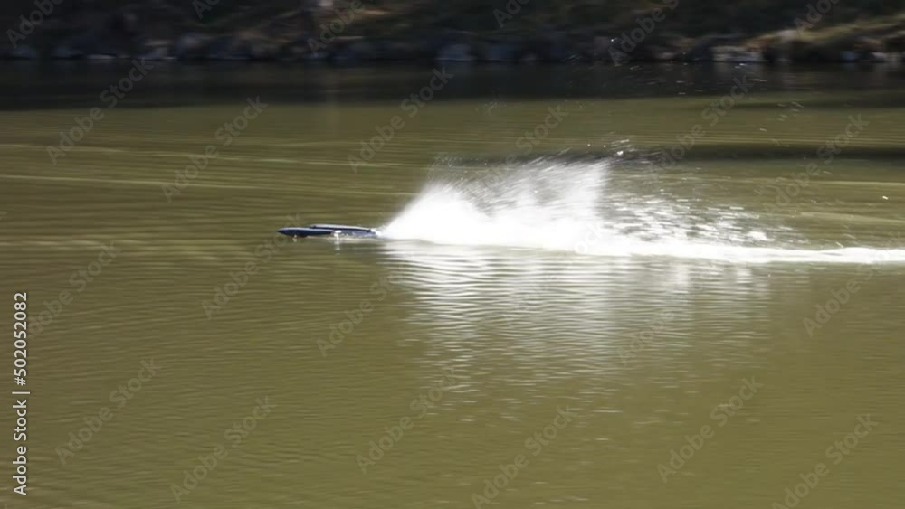Prototype of an electric model of a ship reaching speeds of up to 100 ...
