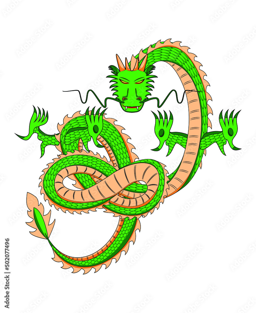 Chinese Dragon Cartoon Drawing