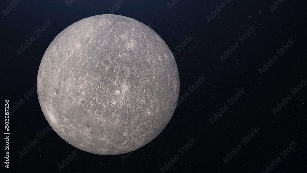 Breathtaking cosmos background with rotating realistic moon. Animation ...