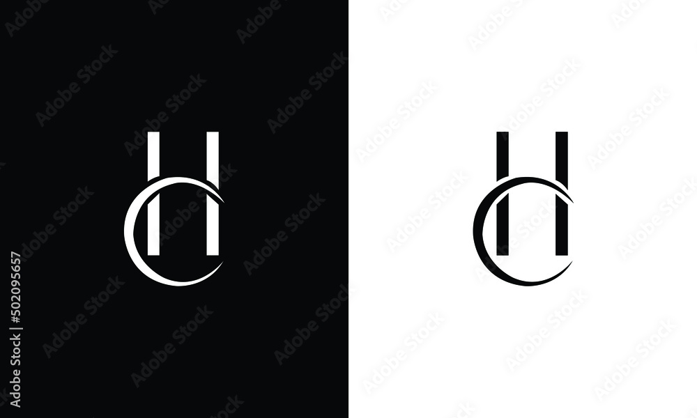 Alphabet letters Initials Monogram logo HC, CH, H and C Stock Vector ...