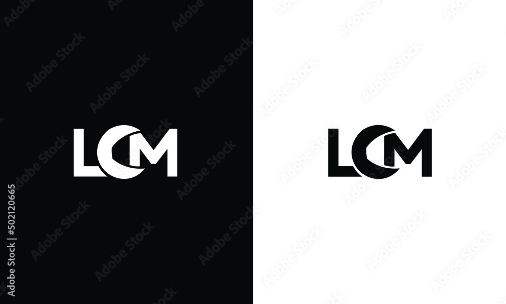 LCM logo. LCM letter. LCM letter logo design. Intitials LCM logo linked ...