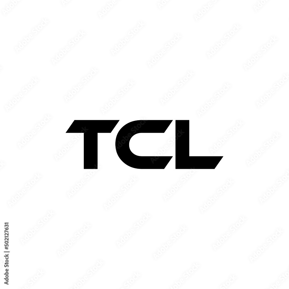 TCL letter logo design with white background in illustrator, vector ...