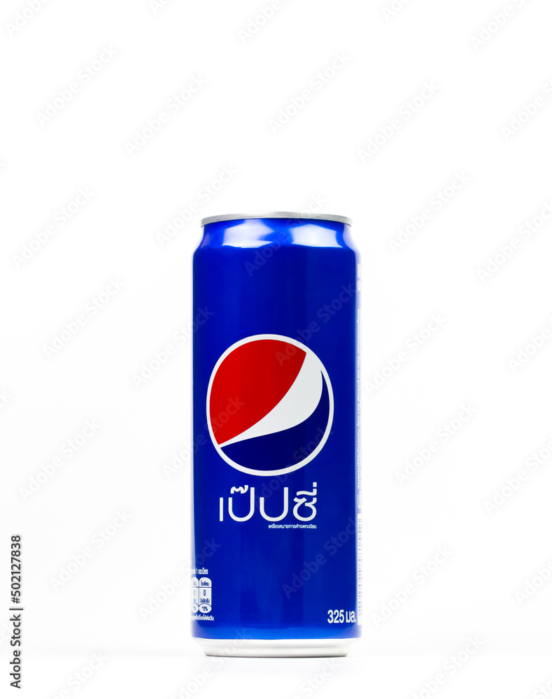 SAMUT-SAKHON, THAILAND - MAY 01, 2022 : Photo of Pepsi can in Thailand ...