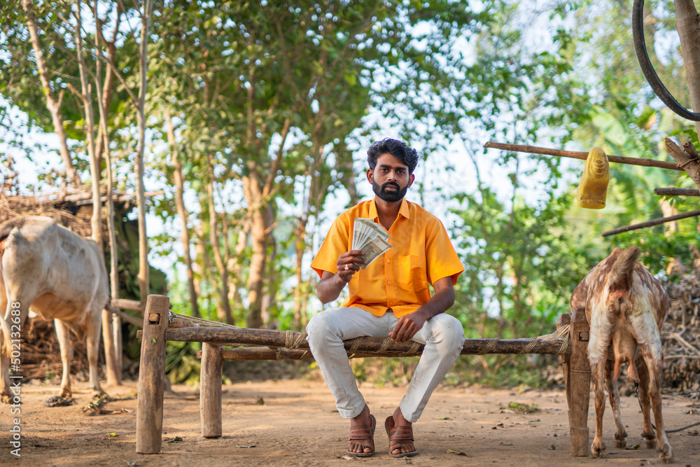 indian common man Stock Photo | Adobe Stock