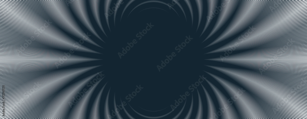 Abstract vector wave background made with linear Moire, op art effect ...